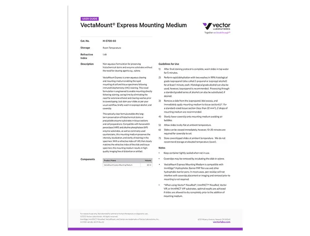 Vectamount Express | Vector Labs